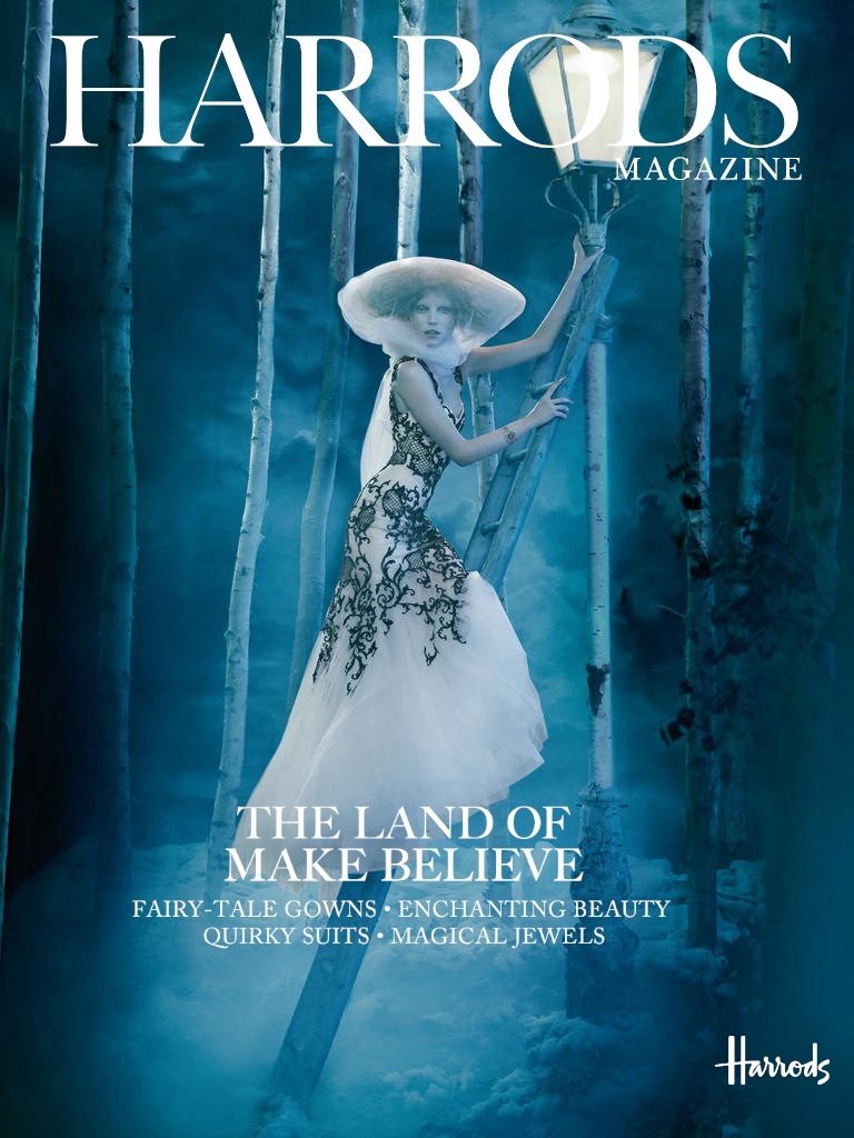 Fredrika Larsson in Harrods Magazine November 2014 by Ruven Afanador