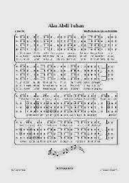 Partitur [Teks] Aku Abdi Tuhan (SATB) | PUNAI MENYONGSONG AWAN