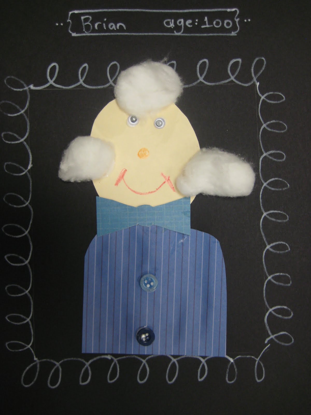 sugarlily cookie company: 100th day of school self-portraits