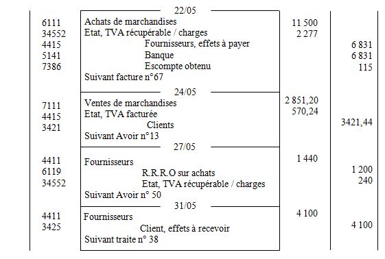 Comptabilité générale: opérations courantes Examen - Ista Ofppt préparé ...
