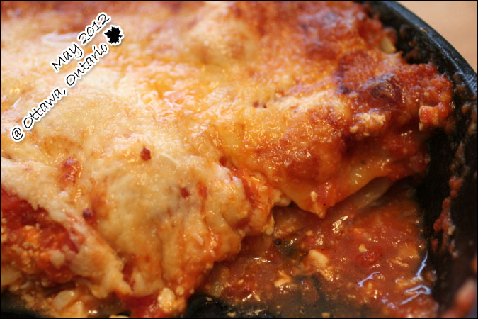 Heavenly Palate: [Round lasagna] The easiest cheese lasagna baked in a ...