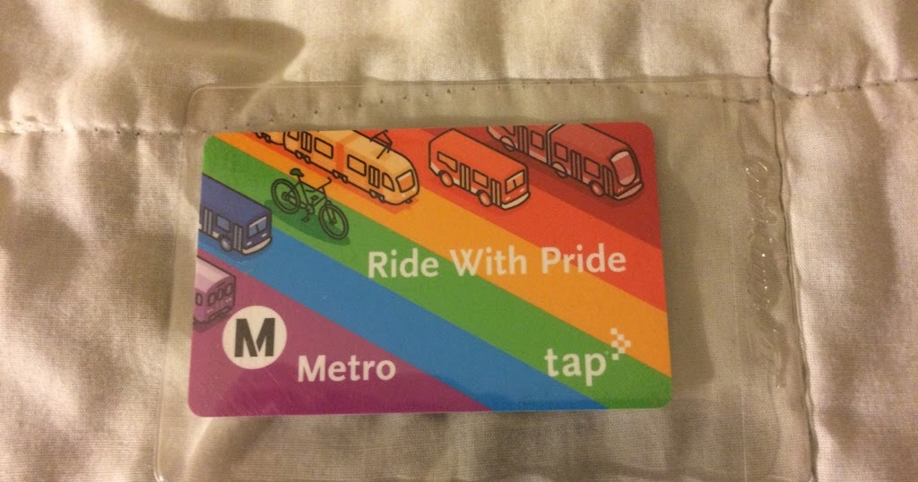 Tap Cards of Metro Los Angeles: 2017 Ride With Pride TAP Card