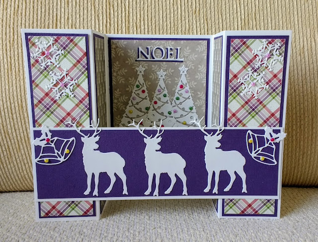 A Passion For Cards: Christmas Bridge fold Card