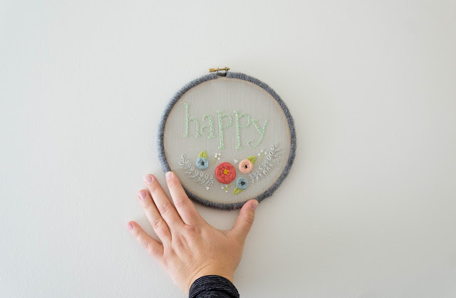Embroidered Mesh Word Art for Nursery - Ameroonie Designs