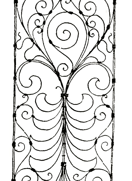 Digital Two for Tuesday: Iron Work Patterns