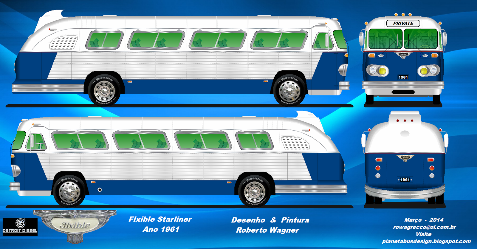 Planeta Bus Design: Private - Flxible Starliner