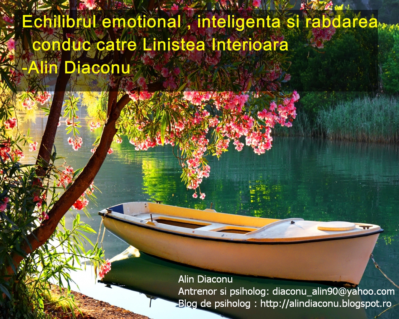 Poze cu mesaj motivational Psiholog Alin Diaconu ~ Alin Diaconu