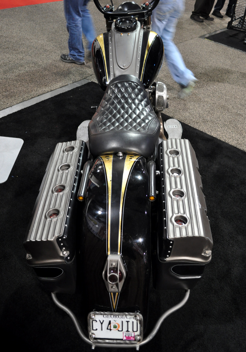 Just A Car Guy: One of two Bryan Fuller motorcycles I found at SEMA ...