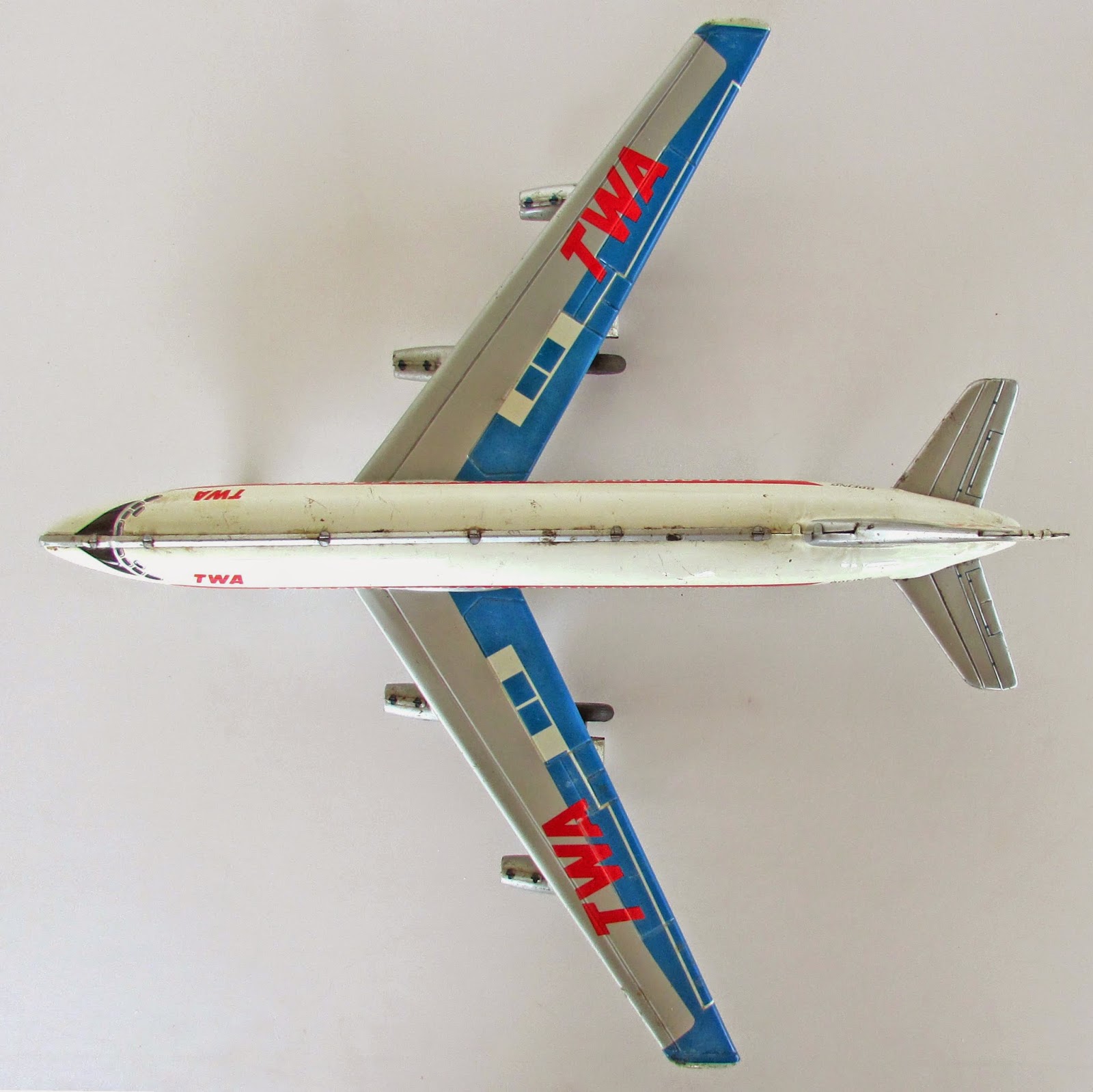 Toys and Stuff: Linemar TWA 707 Airliner #N731TW