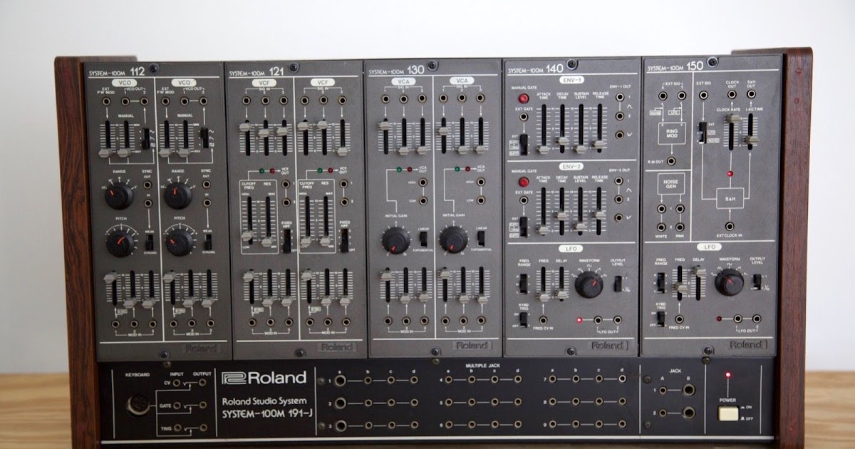 MATRIXSYNTH: Roland System 100m Modular Synthesizer