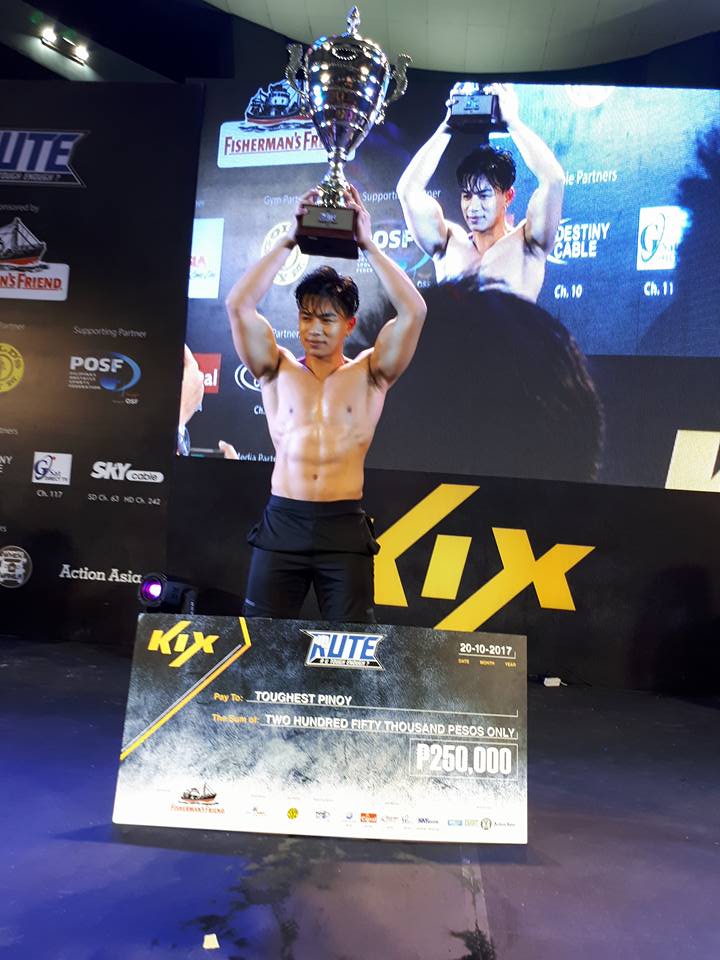 Renz Lou Lagria of #TeamRunnerRocky Wins "R U Tough Enough?" Championship!