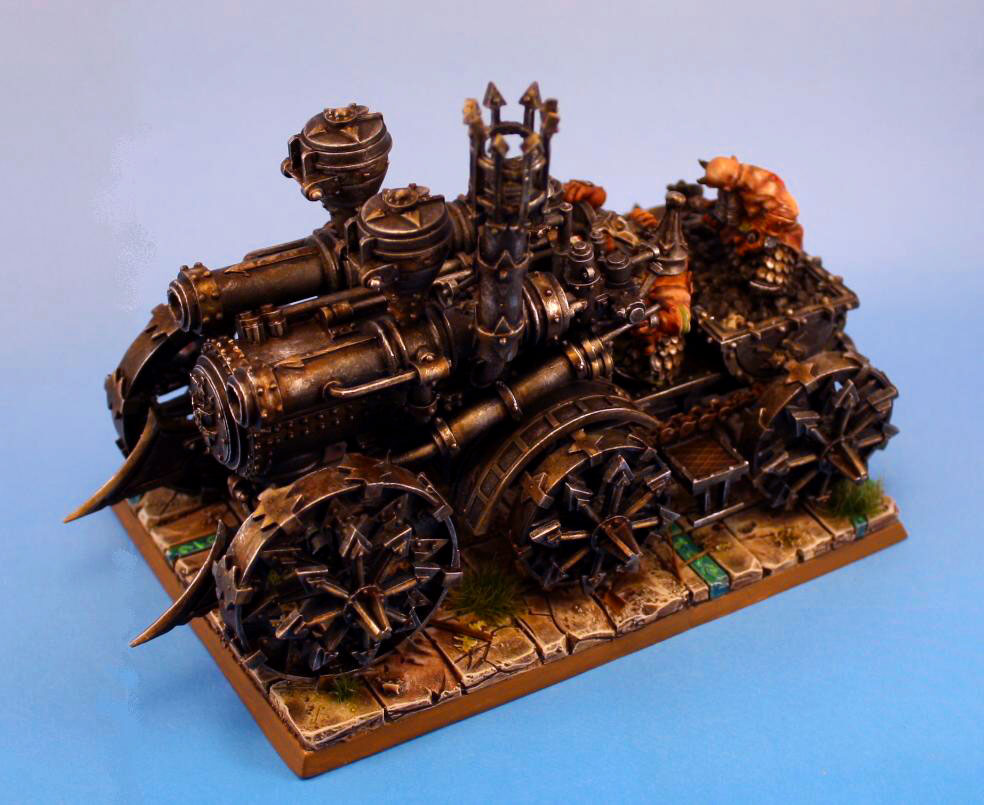 Dr. Willett's Workshop: Chaos Dwarf Iron Daemon + New Base