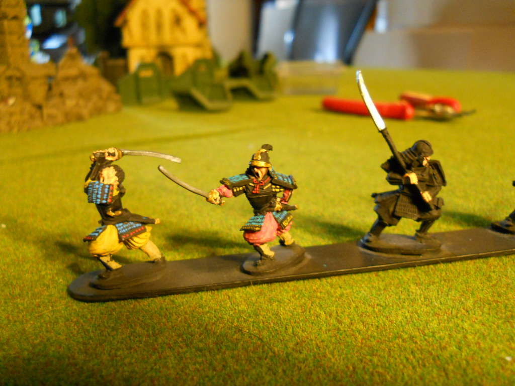 Miniature Wargames Junkie: 28mm Samurai Infantry WIP