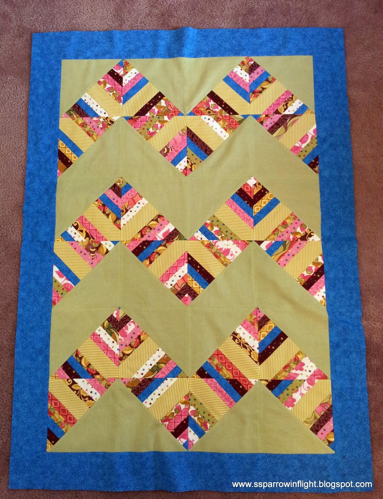 Sparrow In Flight: Part 2: HST String Quilt Tutorial
