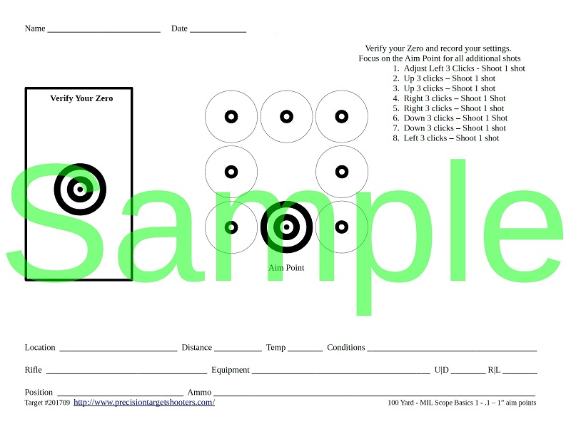 Precision Target Shooters: Target 201709