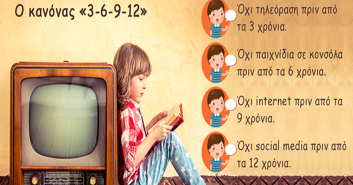 Τι είναι ο κανόνας «3-6-9-12» για τα παιδιά και τις οθόνες - Η ΔΙΑΔΡΟΜΗ