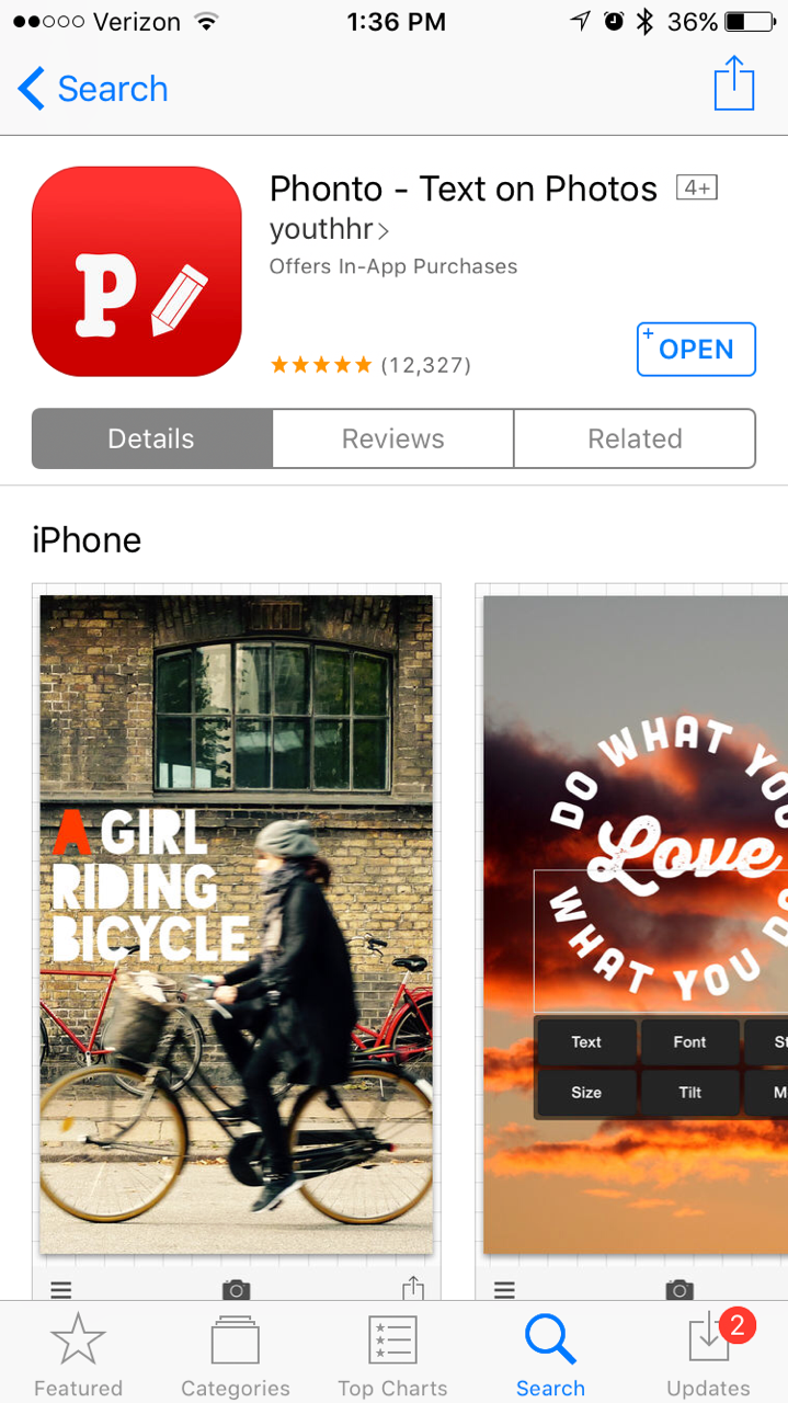 Using Fonts on Your Phone with Phonto - A Perfect Blend