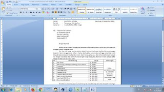 Contoh Surat Penawaran Roti dan Kue - Arsip Kantor