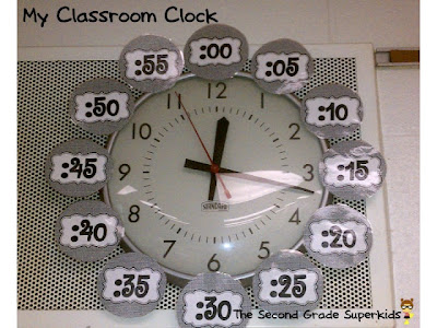 Classroom Freebies Too: Cool Dude Clock Labels