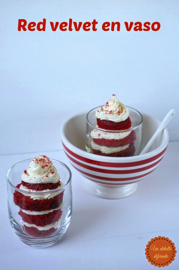 Un detalle diferente: RED VELVET EN VASO