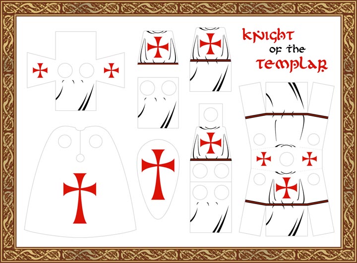 lego knights: custom decals
