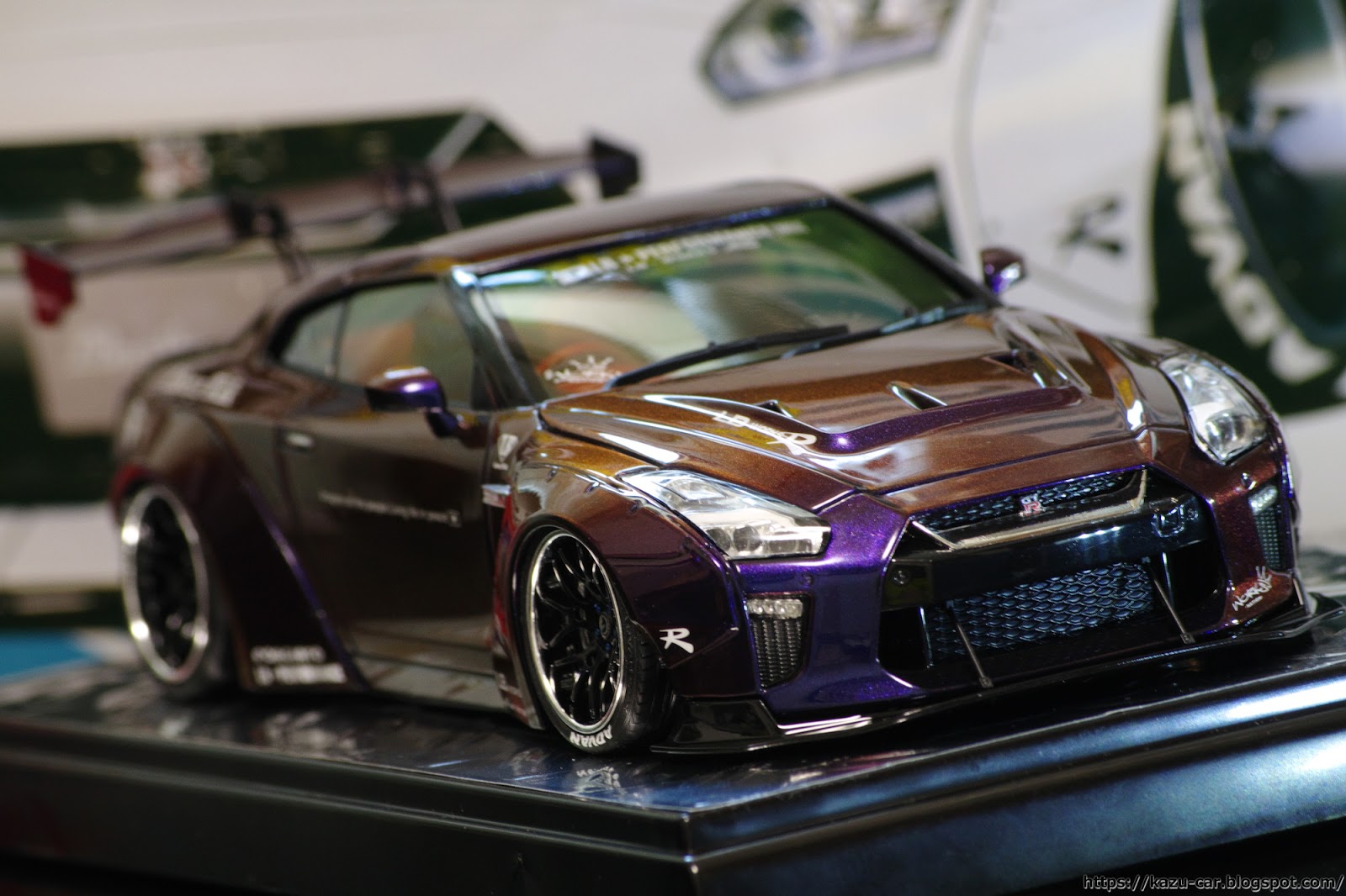 アオシマ 1/24 LB★Works R35 GT-R type1.5 製作【完成】リバティーウォーク|Kazuの模型部屋