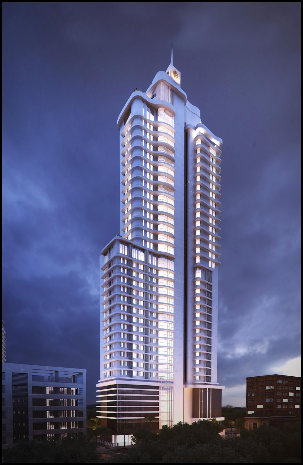 Architect Amit Raj: Apartment Building, South Mumbai
