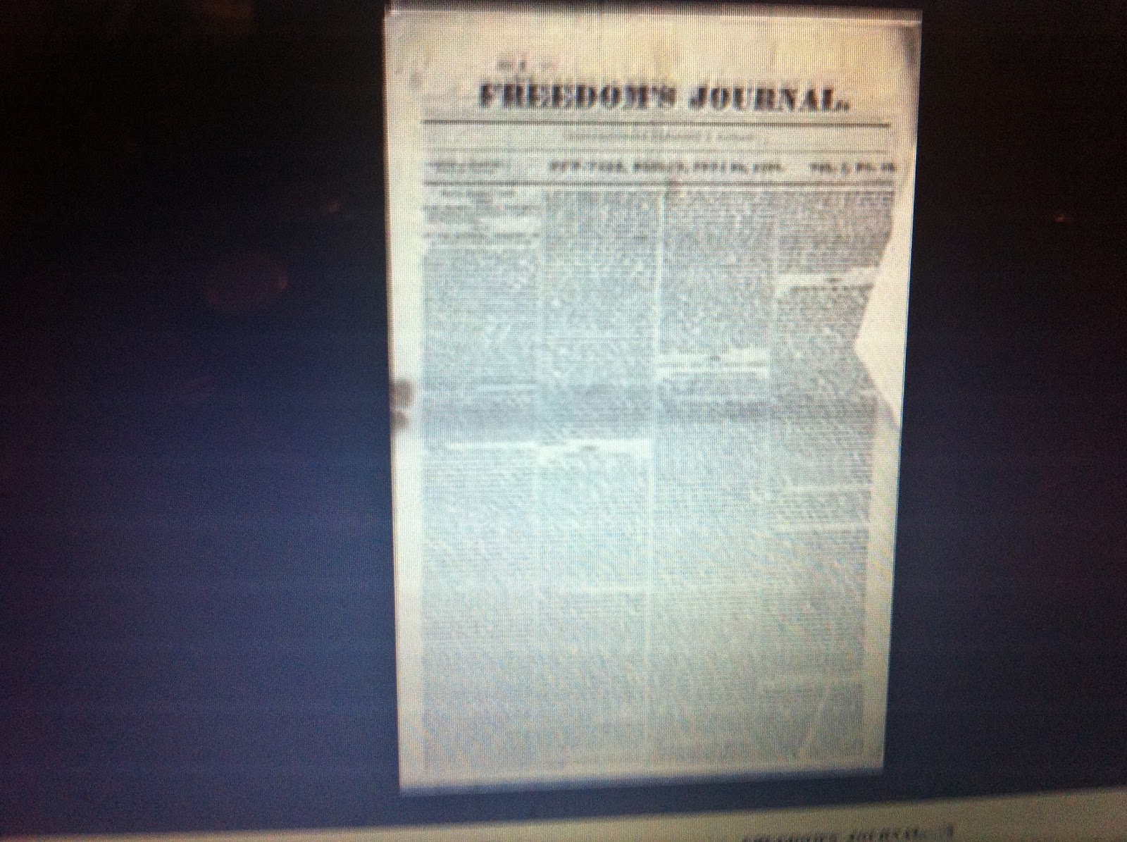 THE BLACK SOCIAL HISTORY:: BLACK SOCIAL HISTORY : FREEDOM'S JOURNAL WAS ...