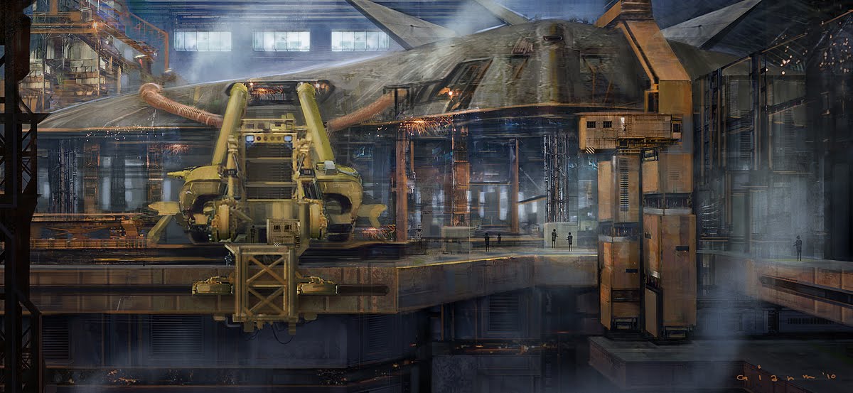 Factory by Gian Marayag : r/ImaginaryFactories