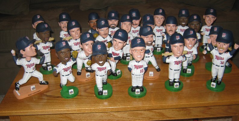 Droidtrader's Sports Memorabilia: 1991 Twins Bobblehead Set Has Arrived!