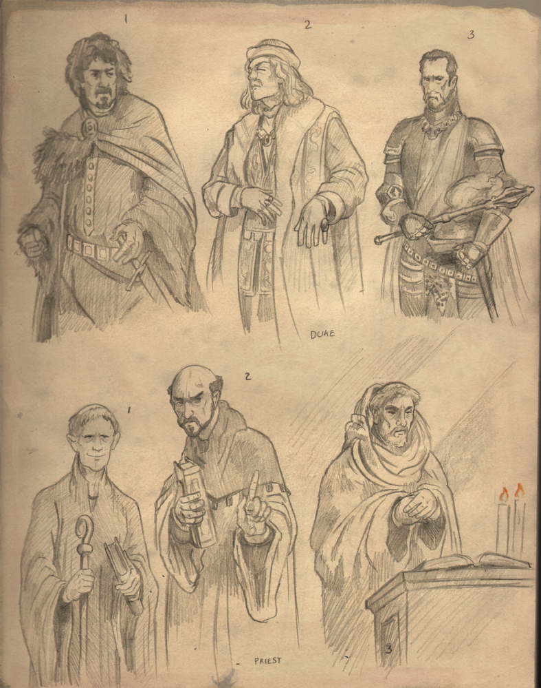 Sketch Gallery Blog | Jeff Porter Art & Illustration: The Four Kingdoms