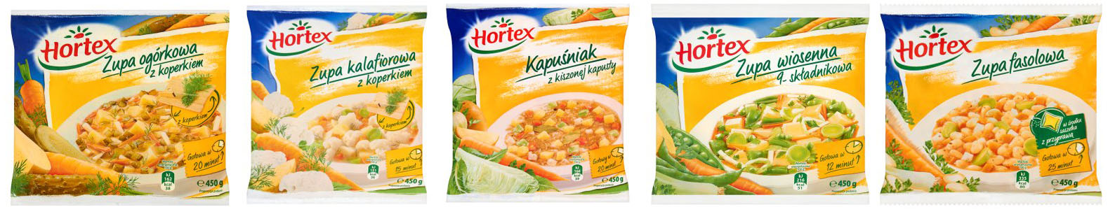 SMACZNE I WEGAŃSKIE: ZUPY MROŻONKI Hortex