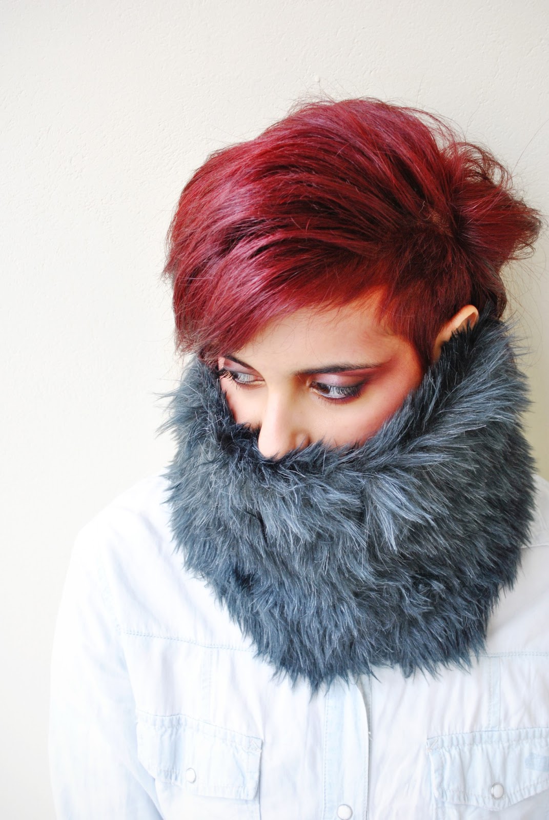 Faux fur neck warmer - //THE WARDROBE PROJECT//