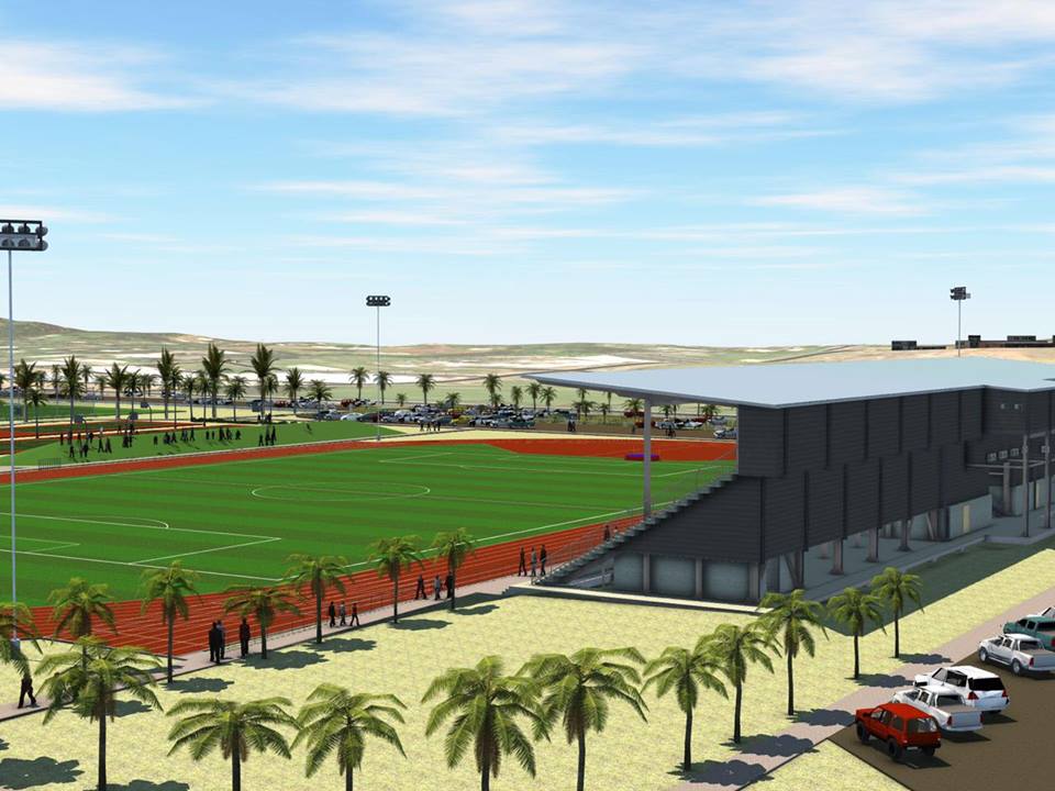 WNB constructs Mini stadium for PNG Games - One Papua New Guinea