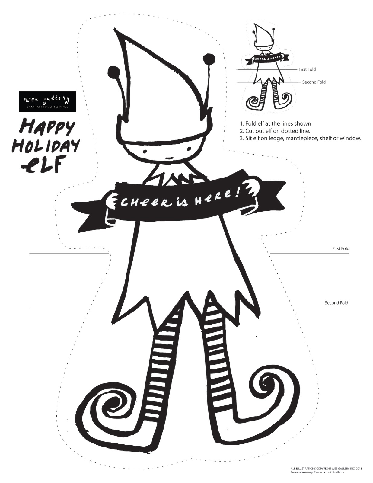 Wee Gallery: Make a wee elf for yourself!
