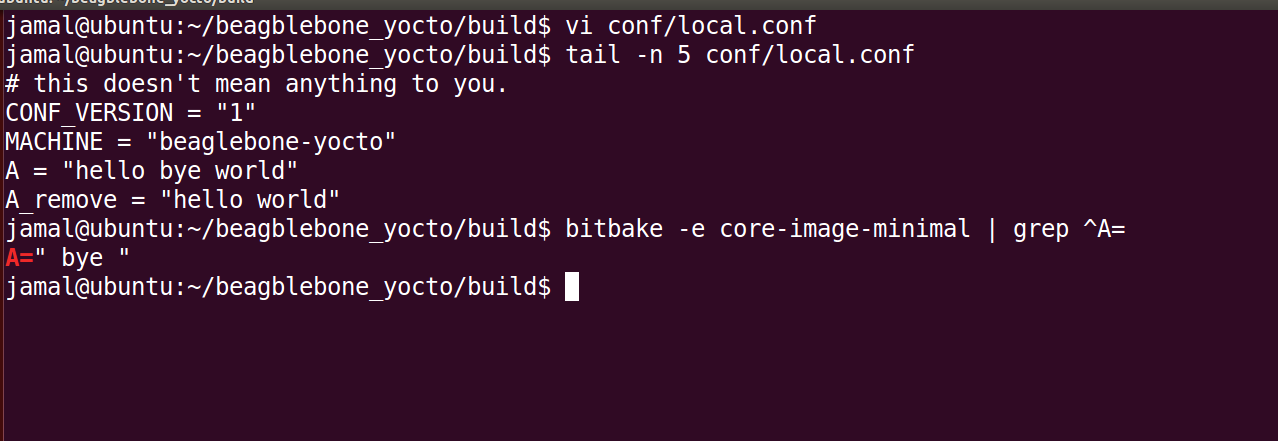 Appending and Prepending in Yocto - +=, =+ vs