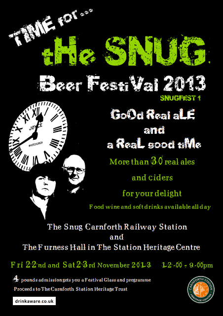 The Snug Micropub: The Snug Beer Festival-Carnforth Station