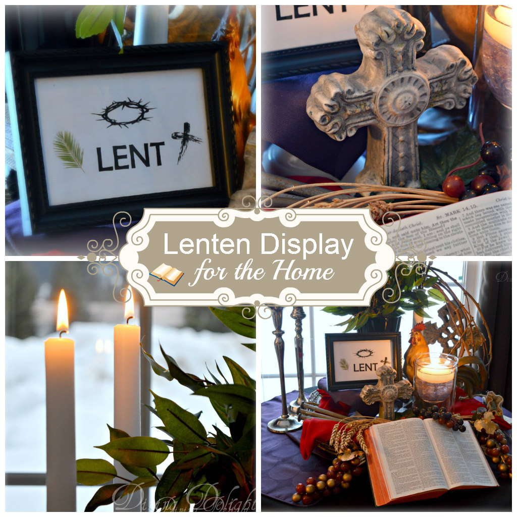 Dining Delight: A Lenten Display for the Home