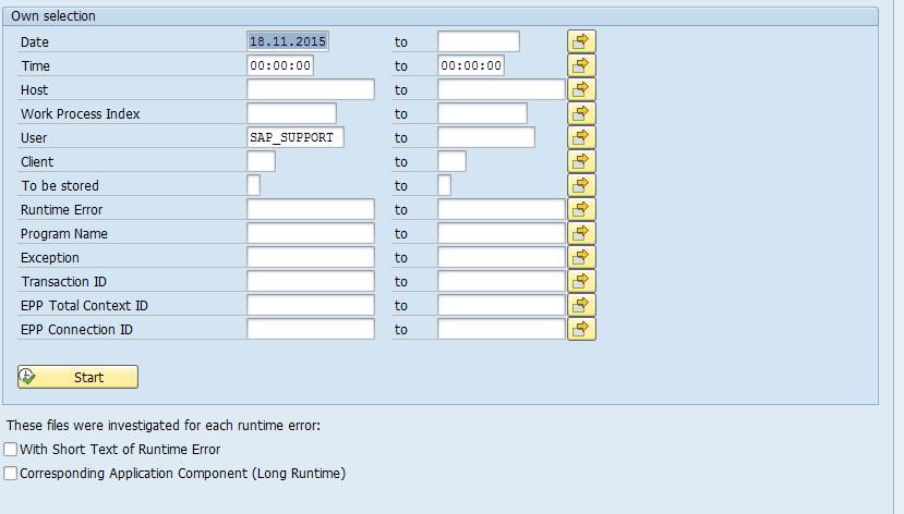 SAP ABAP Central: Troubleshooting ABAP Dumps in relation to SAP HANA