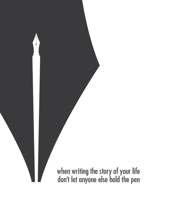 It's About Art and Design: Story of Your Life Pen Nib Poster