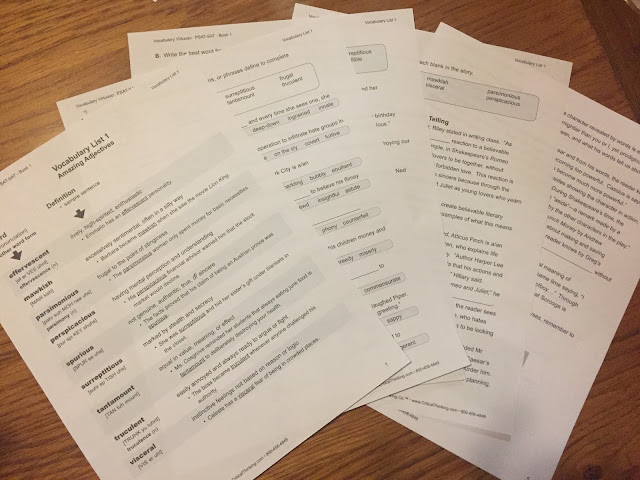 Mom of Many: Vocabulary Virtuoso PSAT-SAT Book 1 from The Critical ...