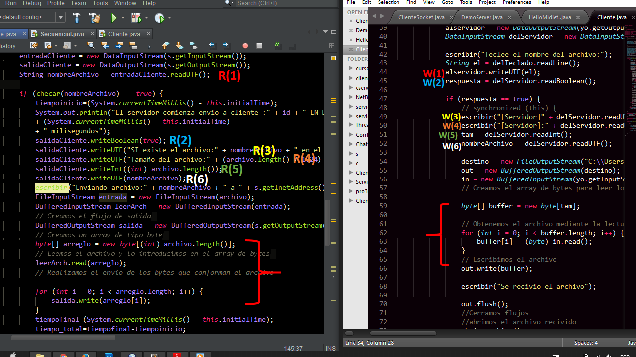 Sockets e Hilos en Java (Programando un servidor de archivos multiusuario)