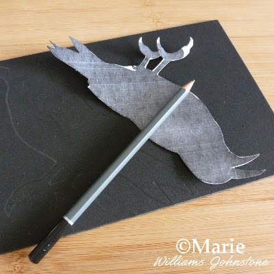 Black Crow Craft Cutouts for Halloween