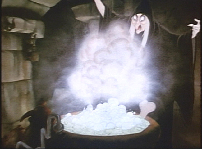 Filmic Light - Snow White Archive: Deleted Scenes - Witch at Cauldron