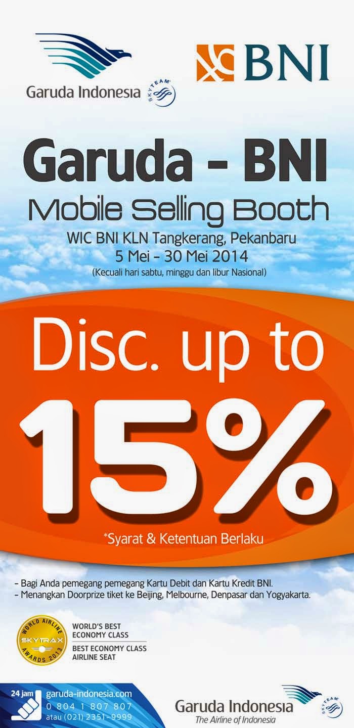 Kunjungi Garuda - BNI Mobile Selling Booth Disc Up To 15% ~ Garuda ...