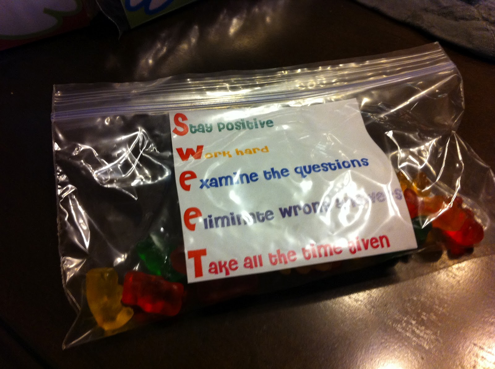 Fit for First Grade: Words of Encouragement