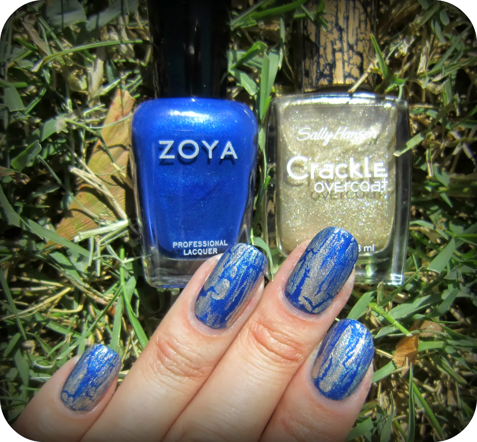 Zoya Song & Sally Hansen Antique Gold Crackle