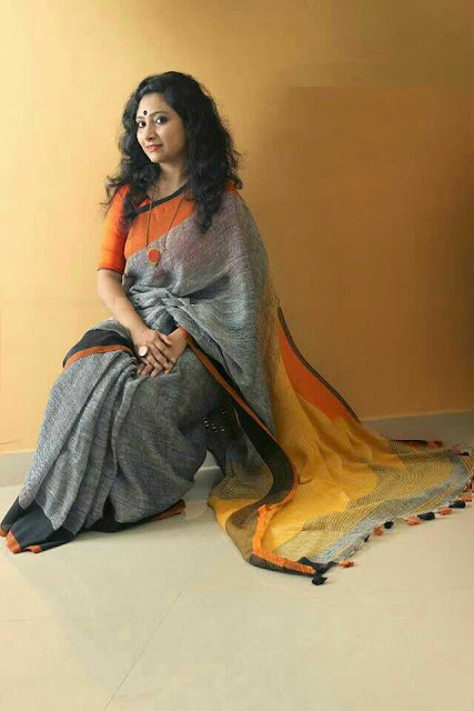 New linen collection | Buy online Lenin Sarees