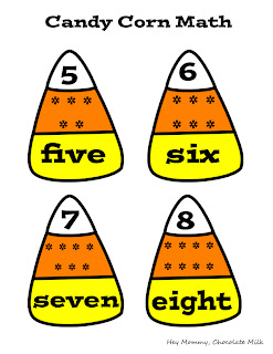 Hey Mommy, Chocolate Milk: Candy Corn Math with Printables