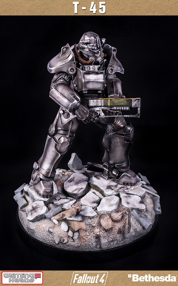 Fallout 4 - T-45 Regular Statue & Exclusive Statue 1/4 (Gaming Heads)